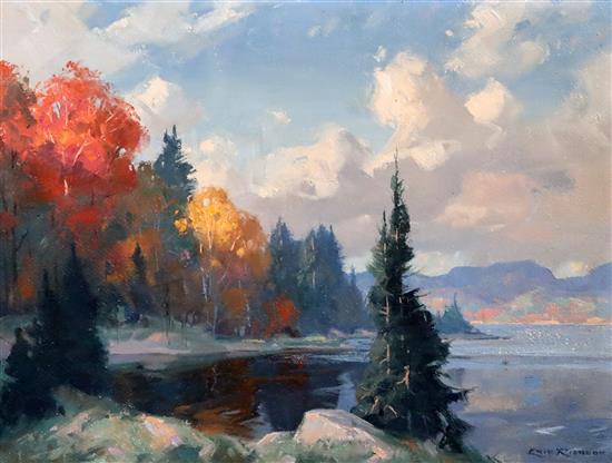 Eric Riordan (Canadian 1906-1948) oil on - auctions & price archive